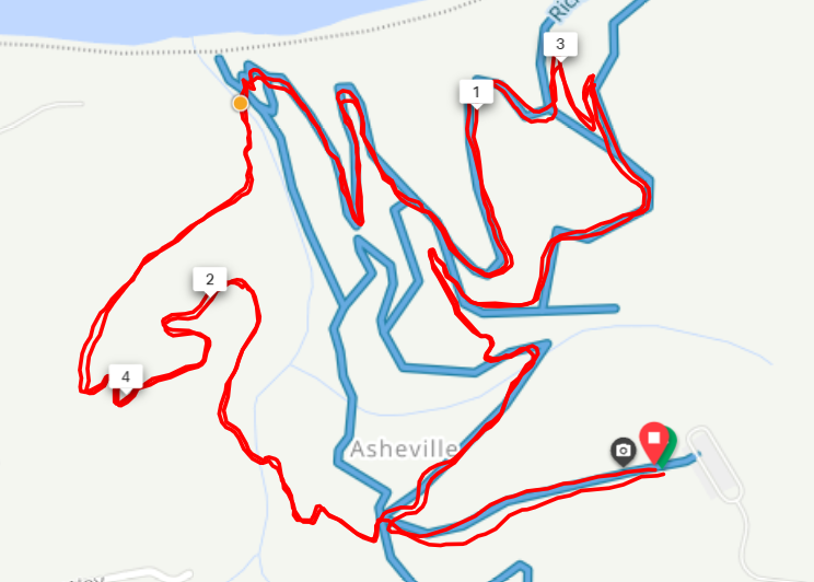 Chasing Trail 8k trail race in Asheville, NC - Kick It Events